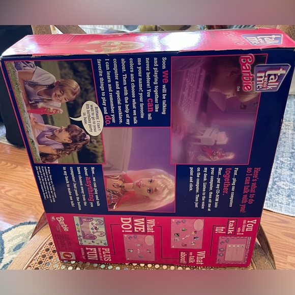Other | Mattel 1997 Barbie Talk With Me Interactive Doll With ...